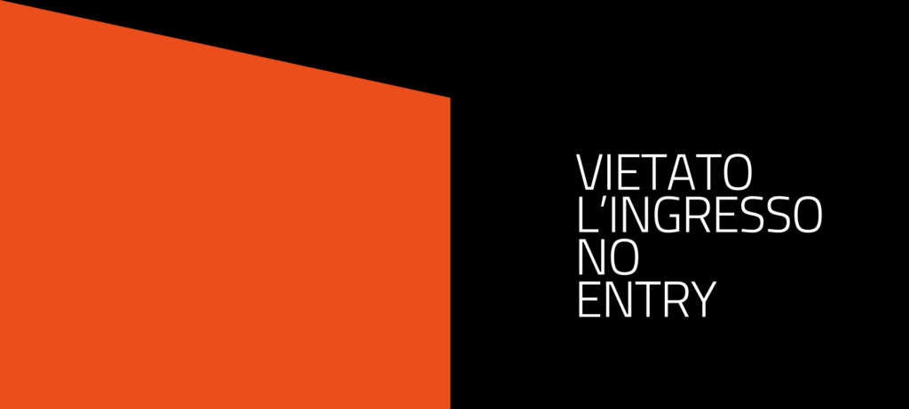 No entry - Book | Olivari